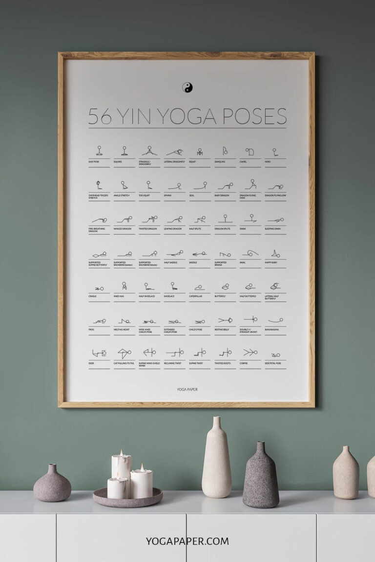 Yin Yoga Poses - Yoga Paper
