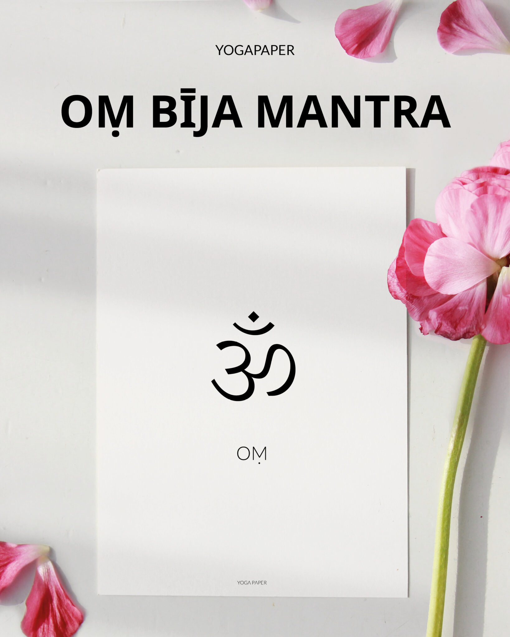 Saraswati Mantra - Yoga Paper