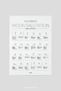 Moon Salutation Yoga Sequence - Yoga Paper