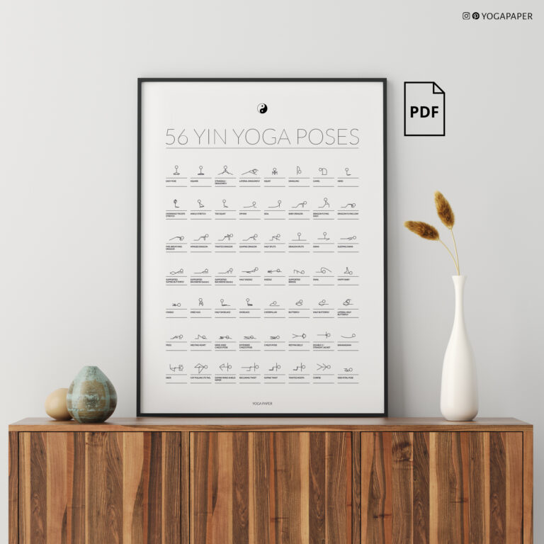 Yin Yoga Poses - Yoga Paper