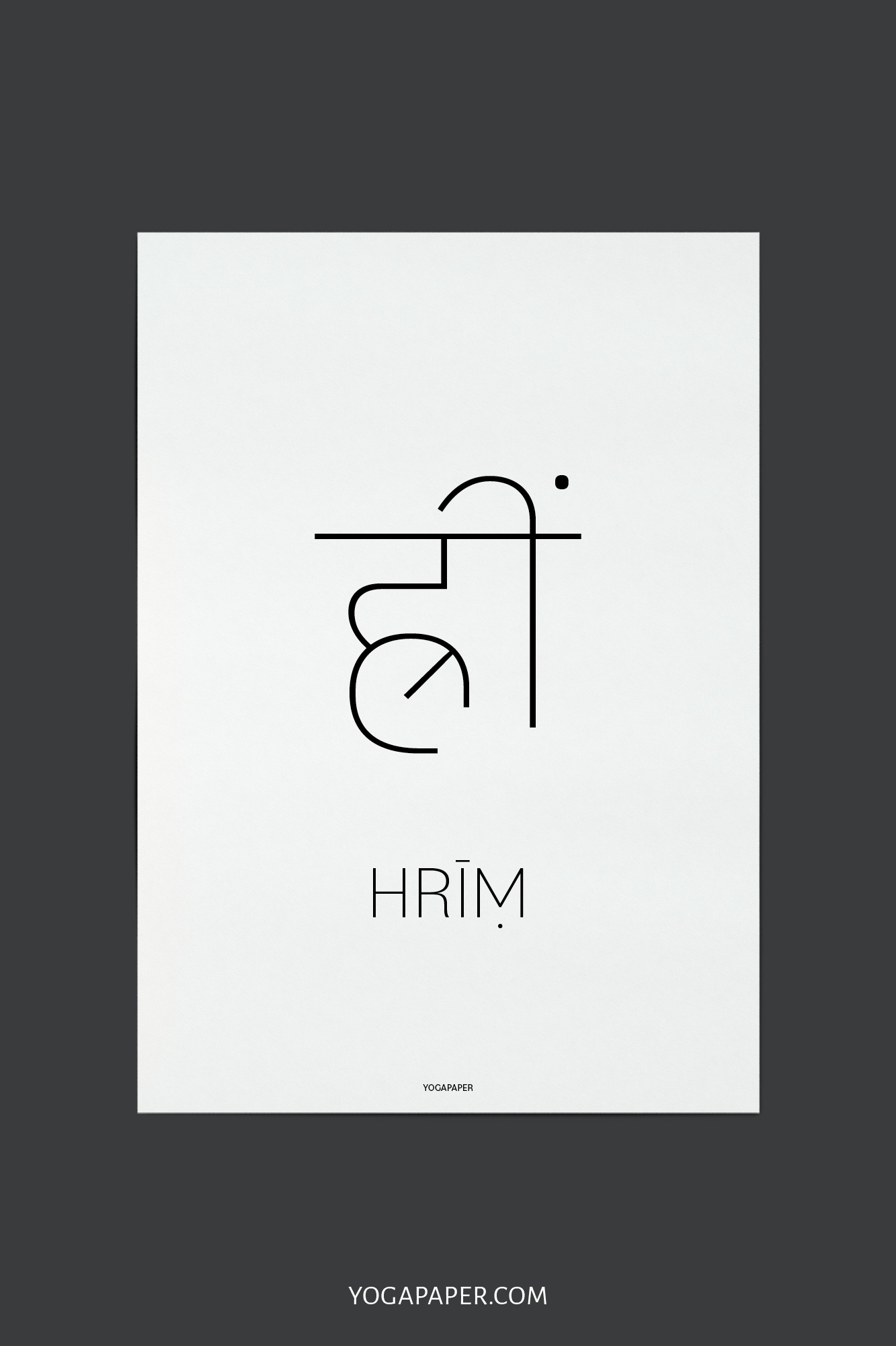 Maha Ganapati Mantra - Yoga Paper