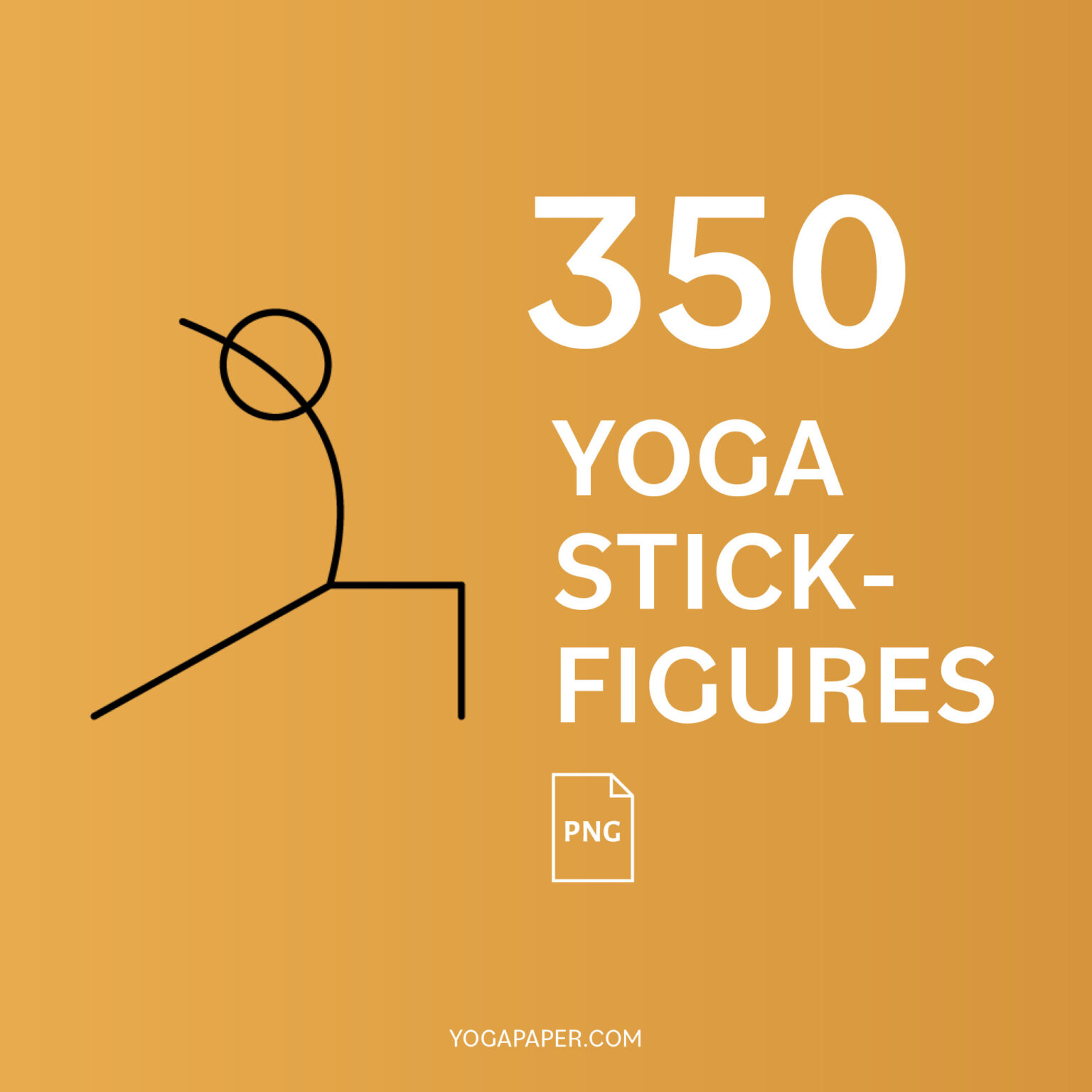Yoga Stick Figure Poses - Yoga Paper