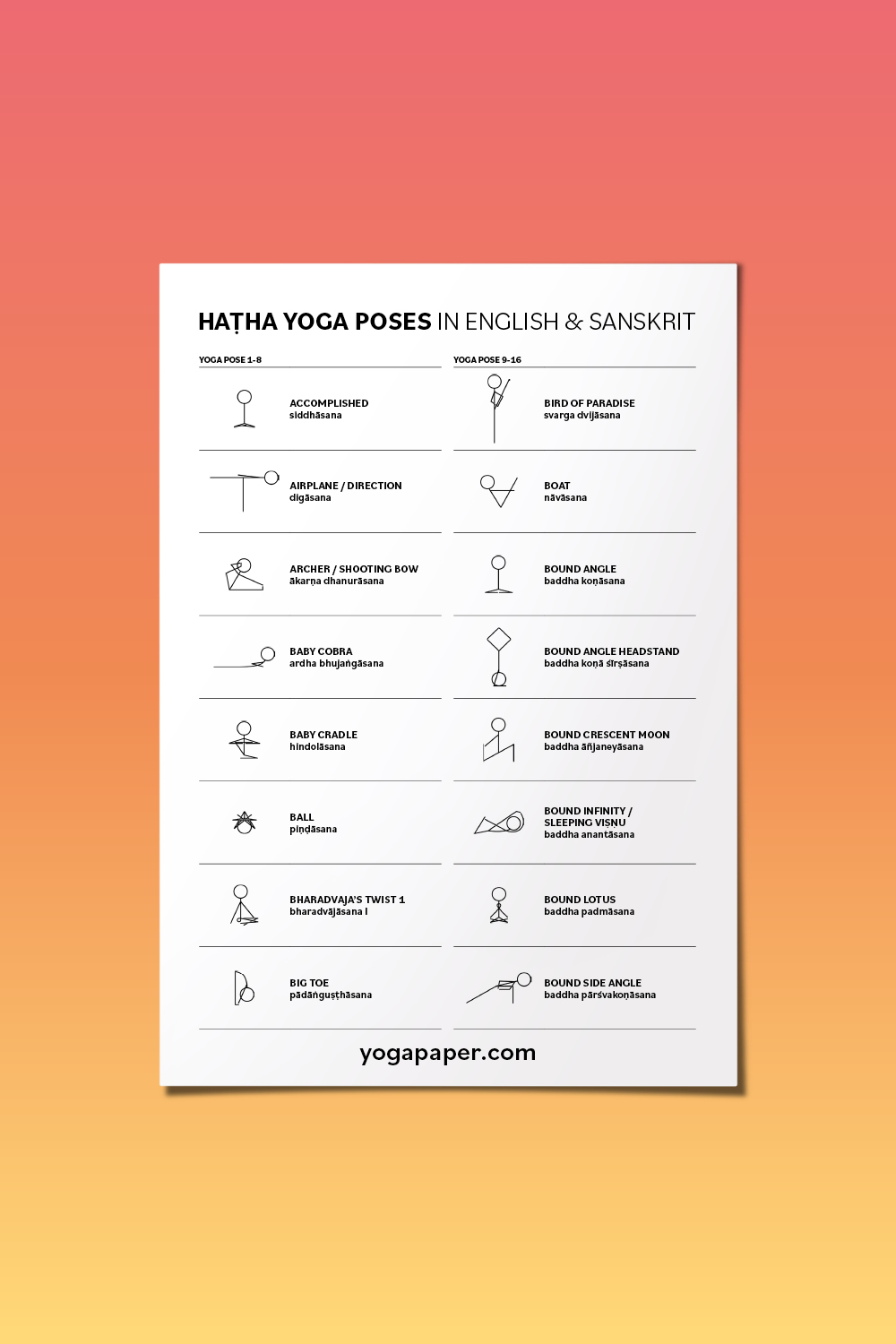 Free Downloads - Yoga Paper