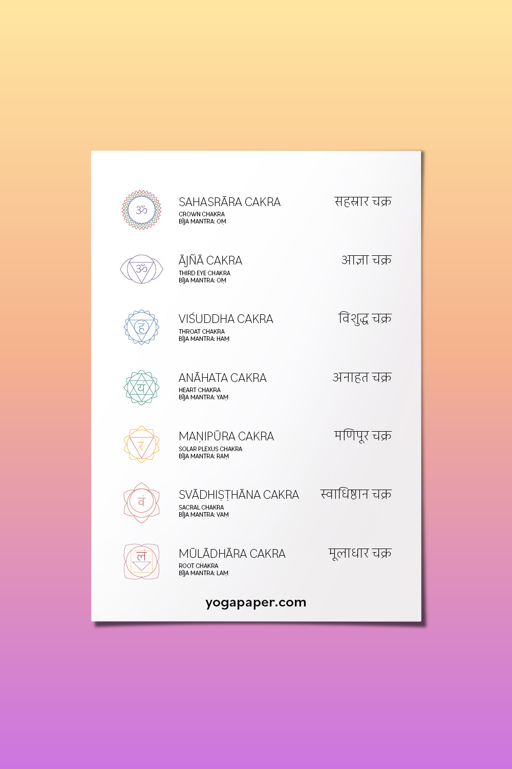 Free Downloads - Yoga Paper